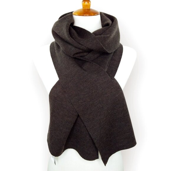 Murano | Accessories | Murano Scarf Chocolate Brown Extra Fine Wool ...